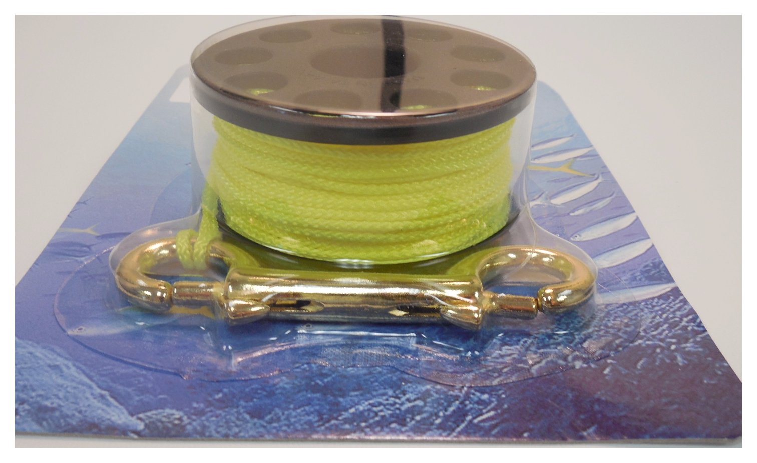 FINGER SPOOL BK 100' YL LINE