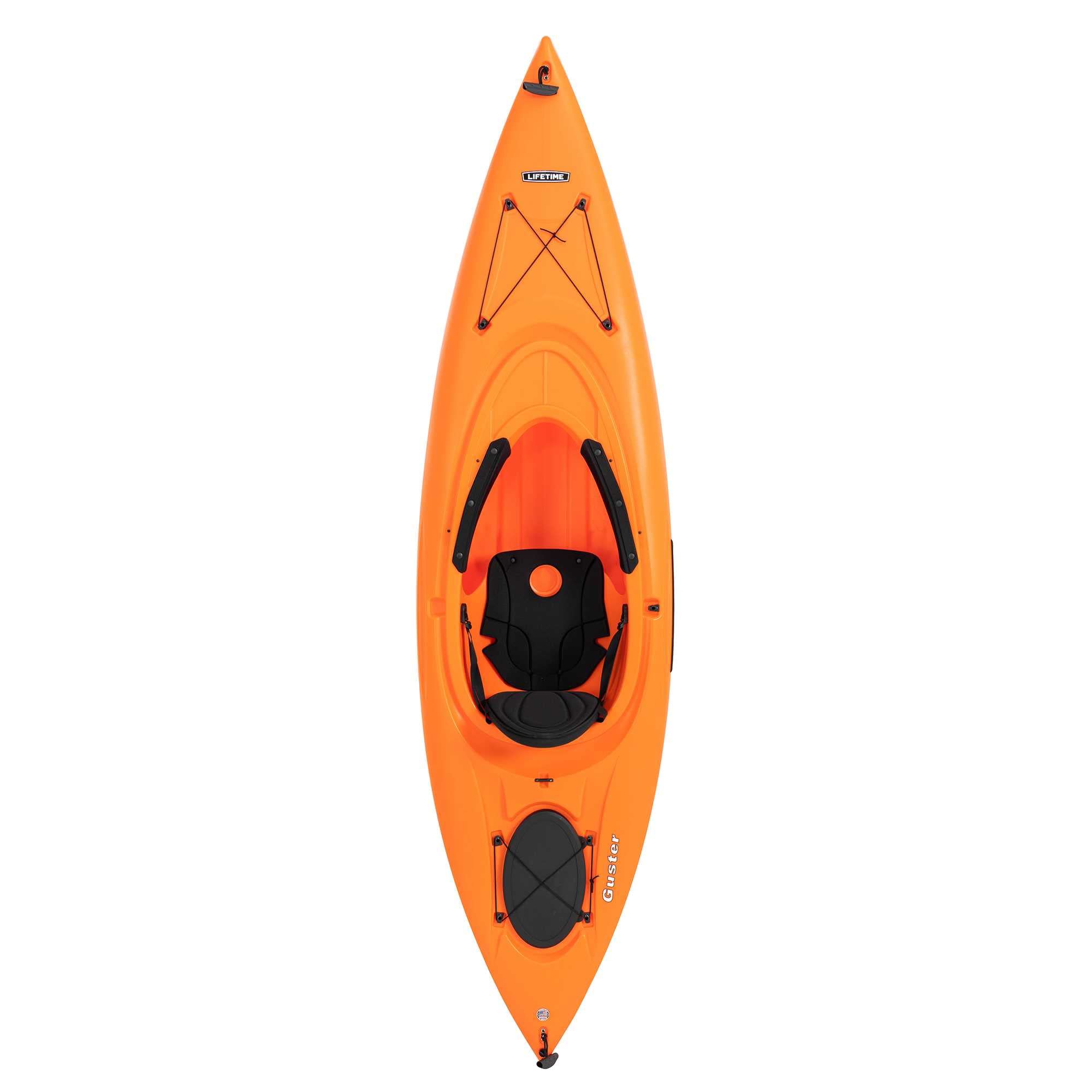 Emotion Guster Sit-Inside Kayak, Orange, 10'