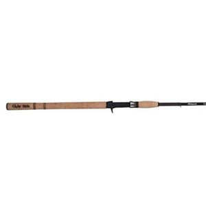 shakespeare ugly stik 10’6” elite salmon/steelhead casting rod, two piece salmon/steelhead rod, 10-20lb line rating, medium heavy rod power, medium fast action, 1/2-1 1/2 oz. lure rating