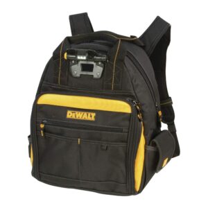 dewalt dgl523 57-pocket led lighted tool backpack