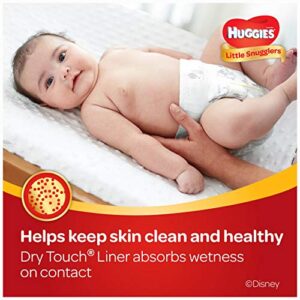 Huggies Little Snugglers Baby Diapers, Size 4, 144 Count, Unisex-Babies