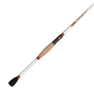 duckett fishing dfmp70m-s micro magic prospin medium action rod with split grip, 7', spinning