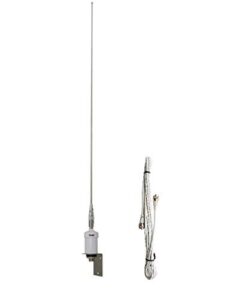 tram 1602 marine vhf antenna 6 dbd so239 base with rg58 coax cable uhf/pl259 connectors