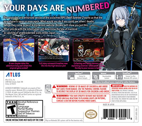 Shin Megami Tensei: Devil Survivor 2 Record Breaker - Nintendo 3DS