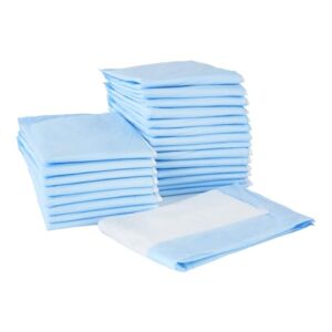 mckesson classic underpads, incontinence bed pads, light absorbency, 17 in x 24 in, 300 count