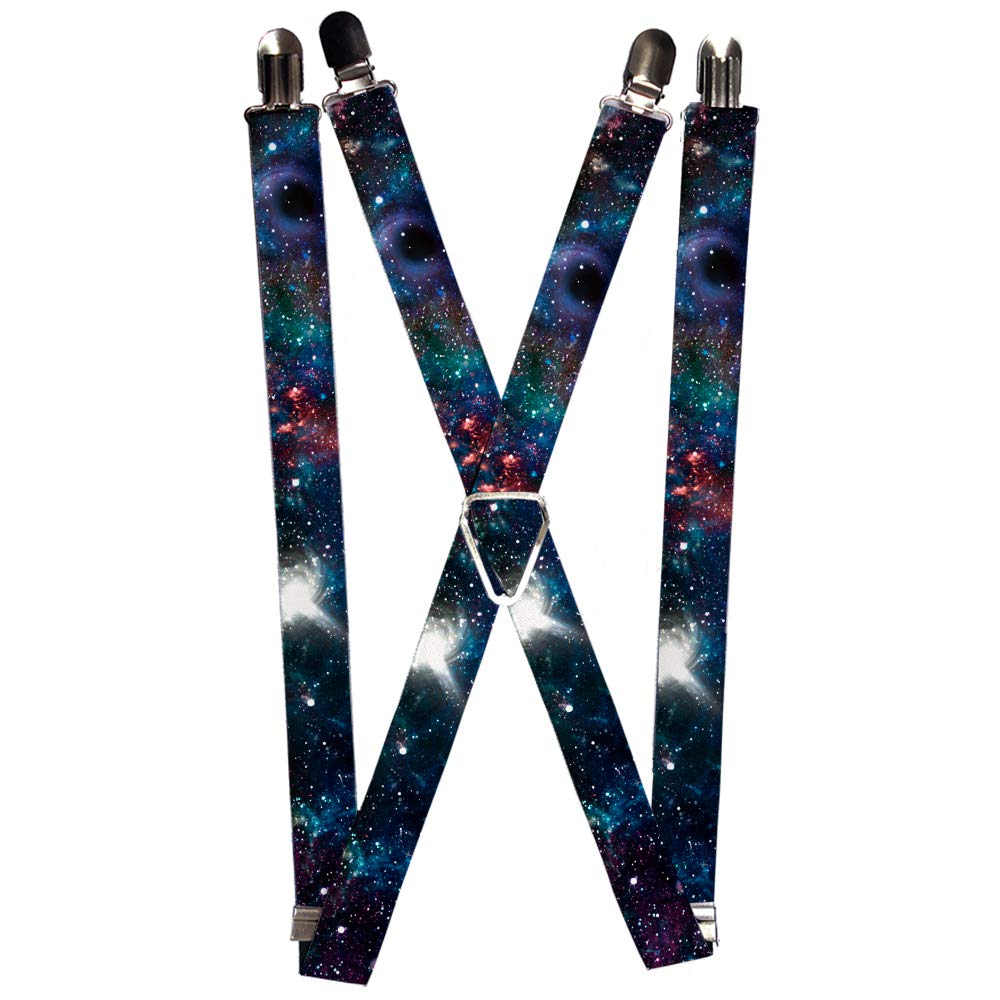 Buckle-Down mens Buckle-down - Galaxy Suspenders, Galaxy, One Size US