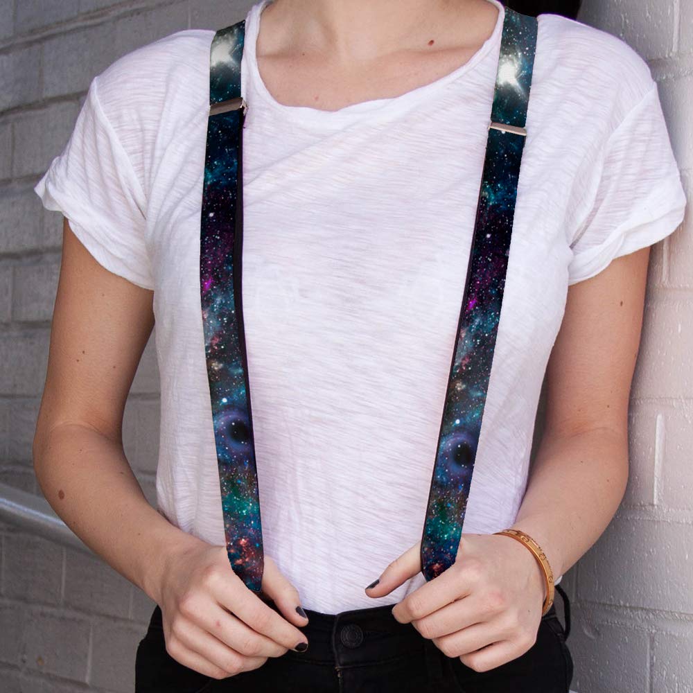 Buckle-Down mens Buckle-down - Galaxy Suspenders, Galaxy, One Size US