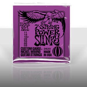 2014 ernie ball ernie ball 2620 power slinky 7-string electric guitar strings n / a