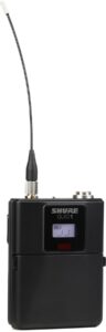 shure qlxd1 wireless bodypack transmitter (receiver sold separately) - h50 band