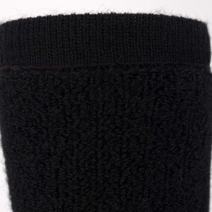 AndeanSun Darn Warm Outdoor Alpaca Socks Best for Cold Feet (Black/Light Grey, Medium)