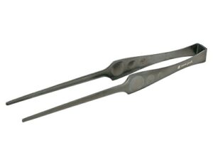 snow peak pitts cs-370 stainless steel tongs, for bbqs, tapered design, corrosion resistant, outdoor camping