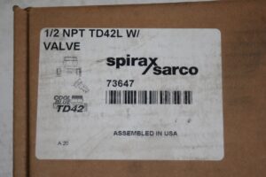 spirax sarco inc. 0680762 td42l 1/2" disc trap w/oblwdwn