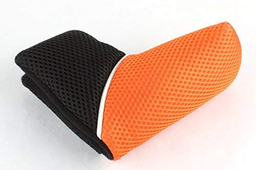 Craftsman Golf Blade Putter Head Cover Black Orange/Blue Mesh for Scotty Ping Callaway Odyssey Etc. (Black & Orange)