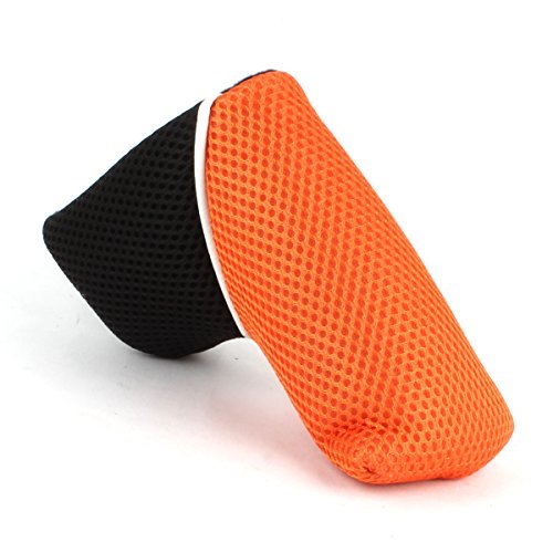 Craftsman Golf Blade Putter Head Cover Black Orange/Blue Mesh for Scotty Ping Callaway Odyssey Etc. (Black & Orange)