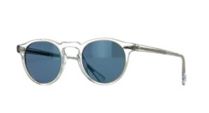 oliver peoples gregory peck, crystal/indigo photochromic 1101r8, size medium