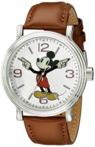 disney mickey mouse adult vintage articulating hands analog quartz watch