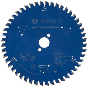 bosch 2608644133 extrh 6.5" x 20mm 48t circular saw blade top precision