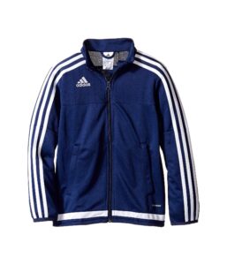 adidas unisex-child soccer tiro 15 training jacket, dark blue/white/new navy, medium