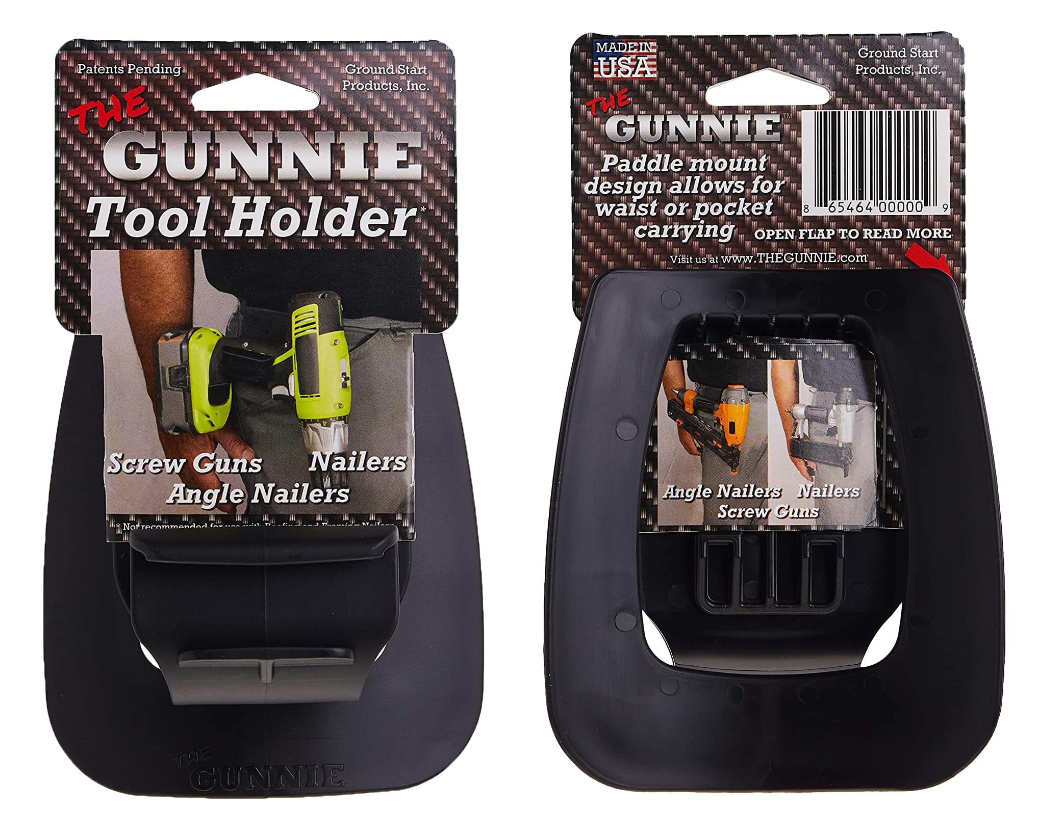 The Gunnie Cordless Drill Holster/Hook (2-Pack)