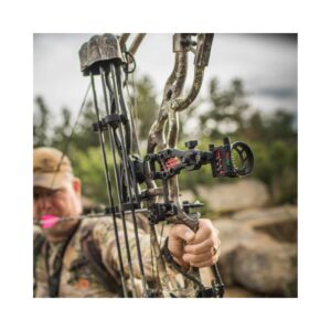 TRUGLO Carbon Hybrid Ultra Lightweight Micro-Adjustable 5-Pin Hunting Bow Sight, Black