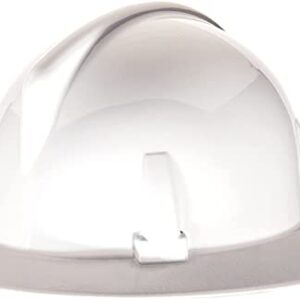 MSA 454719 Topgard Full Brim Safety Hard Hat with 1-Touch Suspension | Non-Slotted Polycarbonate Shell, for General Purpose and Elevated Temperatures - Standard Size in White