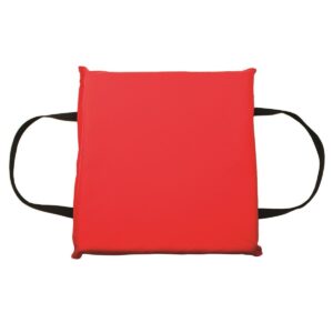 onyx foam boat cushion - nylon shell - red - absolute outdoor 8078-01