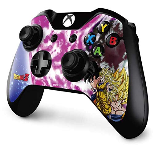 Skinit Decal Gaming Skin compatible with Xbox One Controller - Officially Licensed Dragon Ball Z Dragon Ball Z Goku Forms Design