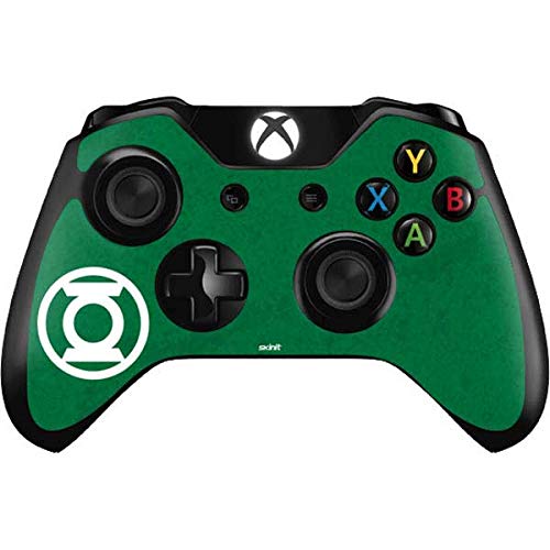 Skinit Decal Gaming Skin Compatible with Xbox One Controller - Officially Licensed Warner Bros Green Lantern Logo Green Design