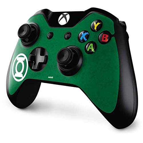 Skinit Decal Gaming Skin Compatible with Xbox One Controller - Officially Licensed Warner Bros Green Lantern Logo Green Design