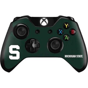 skinit decal gaming skin compatible with xbox one controller - officially licensed college michigan state university spartans s design