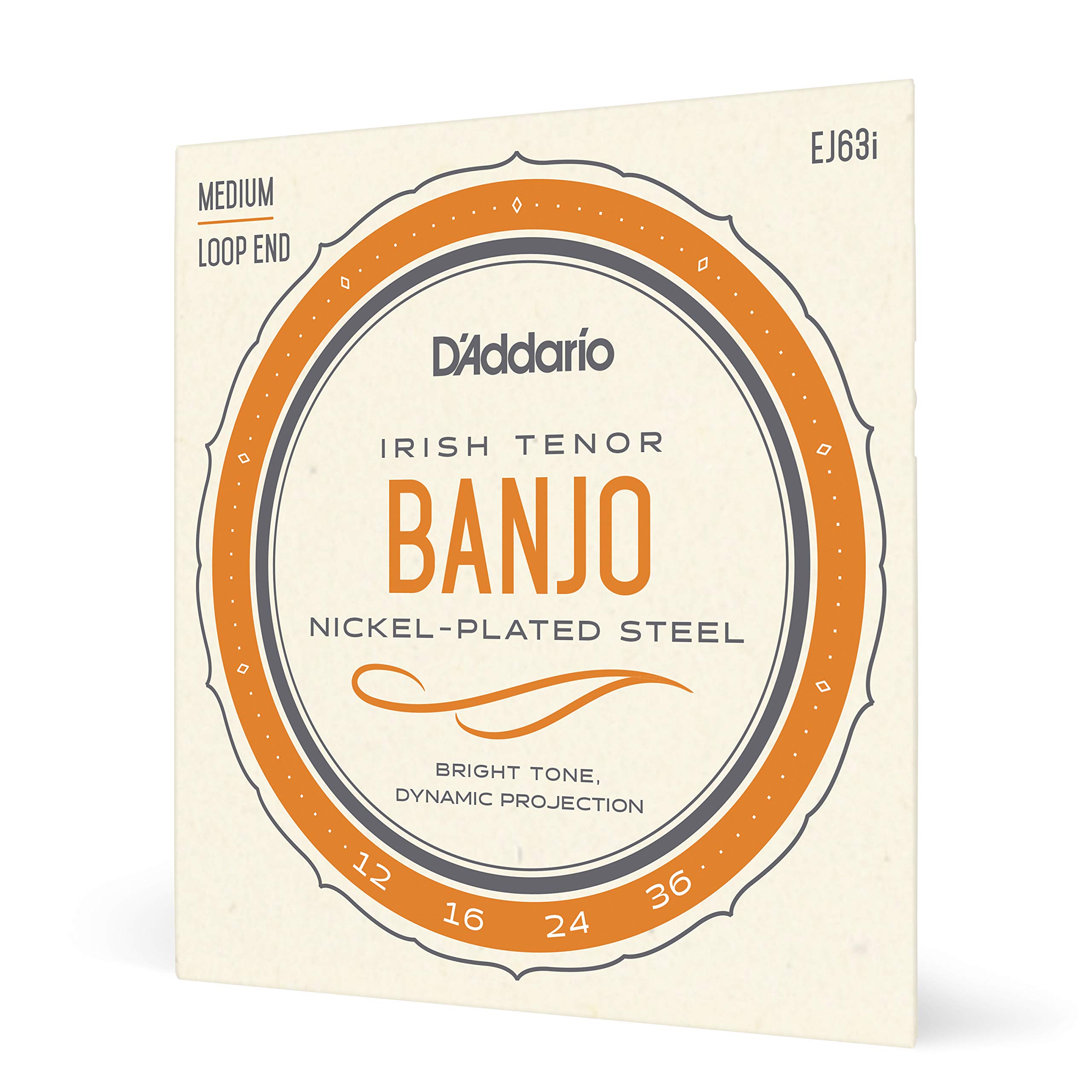 D'Addario EJ63i 12-36 Nickel Irish Tenor Banjo String