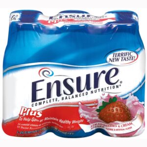 abbott 57269 ensure plus strawberry nutritional supplement-24/case