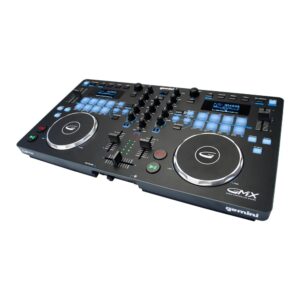 gemini sound gmx versatile dj controller & media player - compact usb/midi system with virtualdj le, ideal for mobile djs & live performances