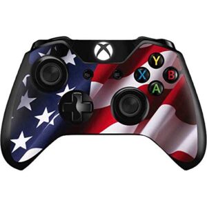 skinit decal gaming skin compatible with xbox one controller - originally designed the american flag design