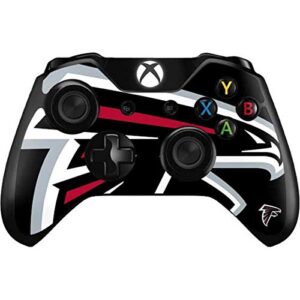 skinit decal gaming skin compatible with xbox one controller - officially licensed nfl atlanta falcons large logo design