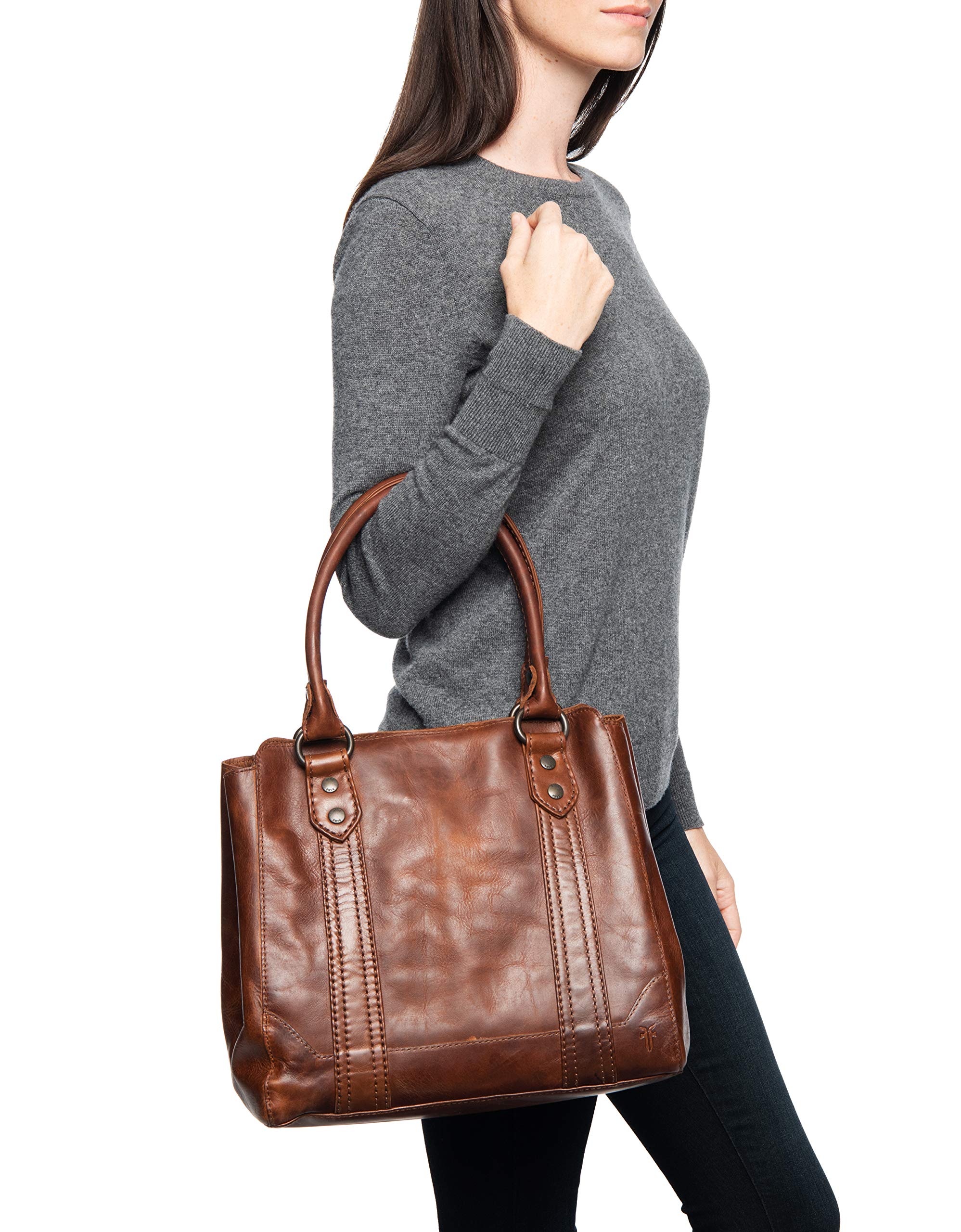 Frye Melissa Tote, Cognac, One Size