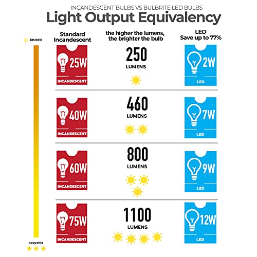 Bulbrite SORAA, 7.5 Watt, 50 Watt Equivalent, Dimmable, MR16, GU5.3 Bi-Pin, 3000K (Soft White Light) Light Bulb, Silver Finish, (Pack of 1)