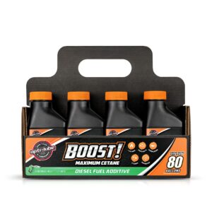 opti-lube boost! maximum cetane diesel fuel additive: 4oz bottles (8 pack)