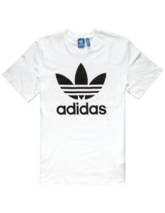 adidas originals men's trefoil tee, medium, white