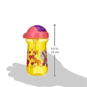 The First Years Disney Minnie Mouse Toddler Straw Cup - Spill Proof Flip Top Toddler Sippy Cups - 18 Months and Up - 10 Oz