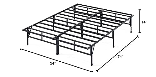 ZINUS SmartBase Compack Mattress Foundation, 14 Inch Metal Bed Frame, No Box Spring Needed, Sturdy Steel Slat Support, Full