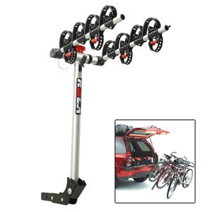 rola bike carrier - tx w/tilt & security - hitch mount - 4-bike