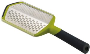 joseph joseph twist grater 2-in-1 grater with adjustable handle, extra course and fine,green