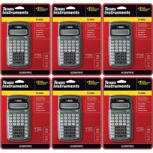 ti-30xa scientific calculator, 10-digit lcd, total 6 ea, sold as 1 carton