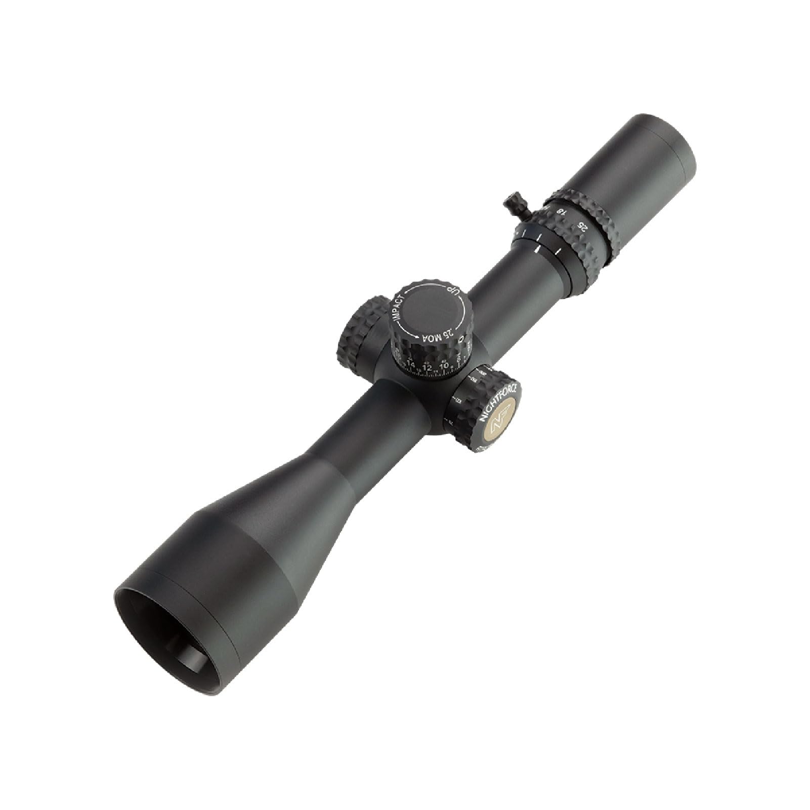 NIGHTFORCE ATACR 5-25x56mm First Focal Plane (F1/FFP) 34mm Tube Durable Precise Waterproof Fogproof Hunting Gun Scope, 1 Mil-Radian DigIllum PTL Mil-R Reticle