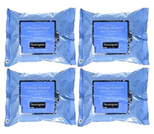 neutrogena makeup remover cleansing towelettes 25 ct (pack of 4)