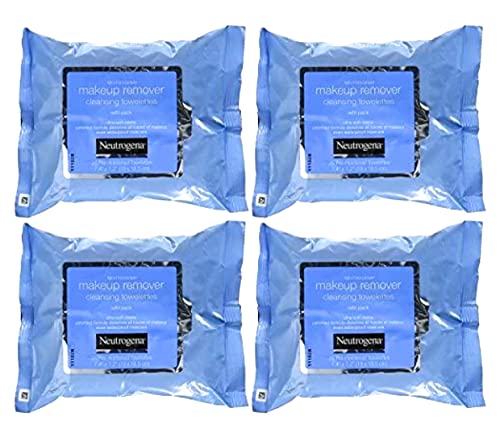 Neutrogena Makeup Remover Cleansing Towelettes 25 ct (Pack of 4)