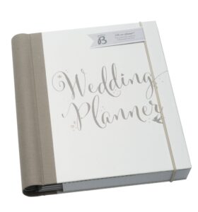 busy b 4443 bride to b script wedding planner - perfect engagement gift with checklists, pockets and an undated planning countdown.