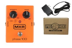 mxr m107 phase 100 power bundle w/ 1 free items: item: pig hog 9v power adapter