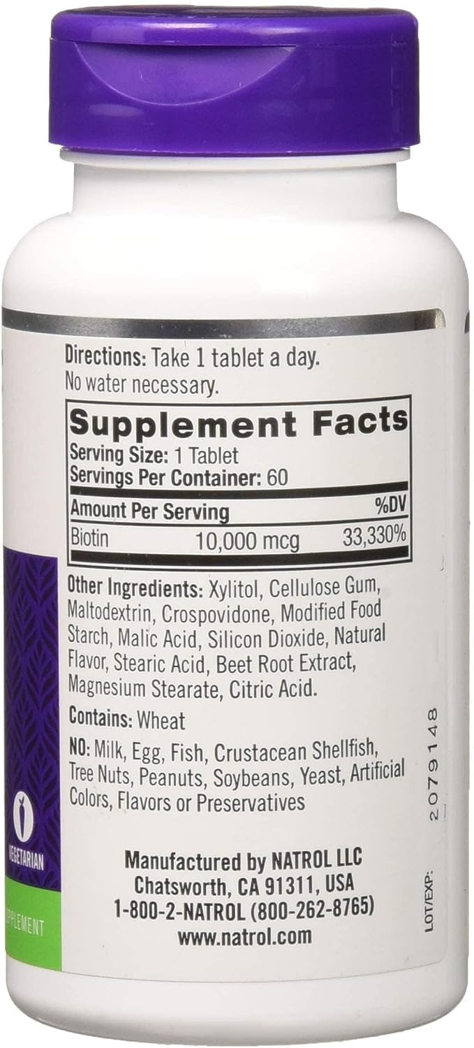 Natrol Biotin 10000mcg FST Dslv